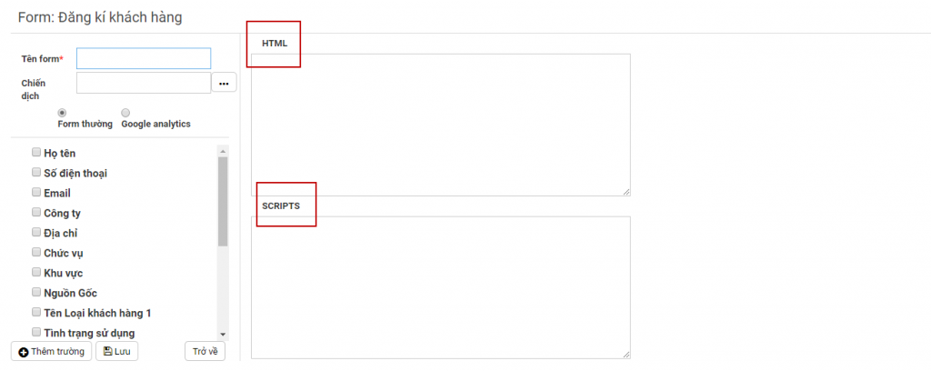 Html và script trong webform – CrmViet Support